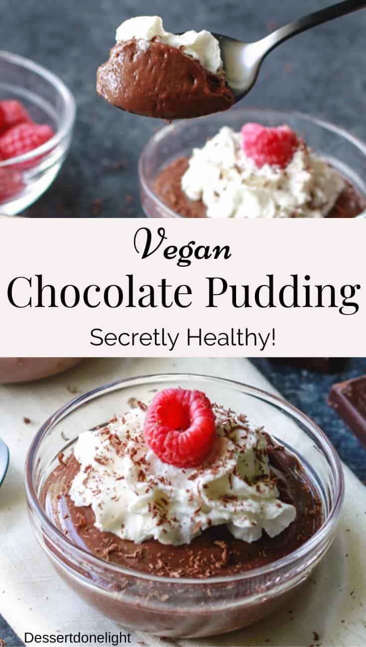 Skinny Vegan Chocolate Pudding - Dessert Done Light | Desserts for your ...